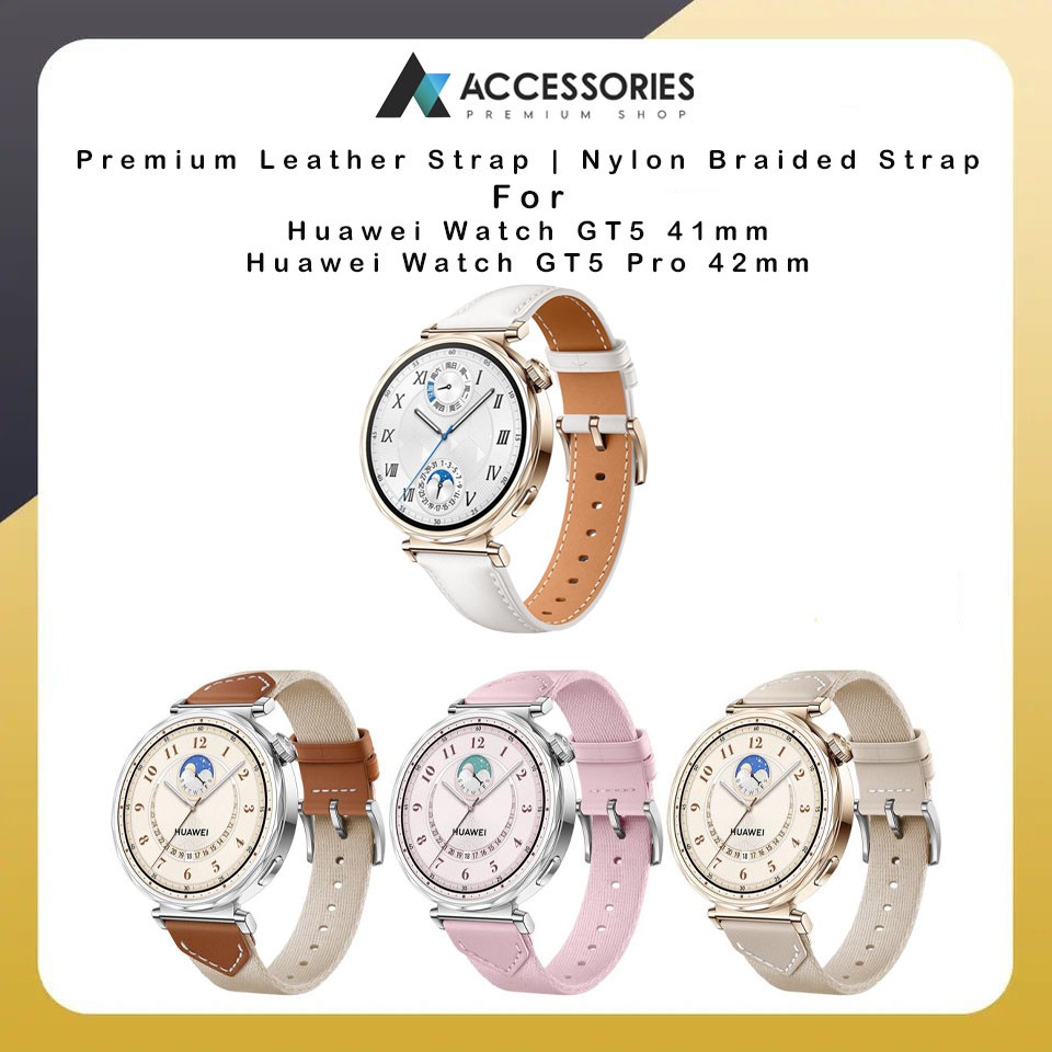 Huawei Watch GT5 41mm | Watch GT5 Pro 42mm, Premium Leather Strap ...