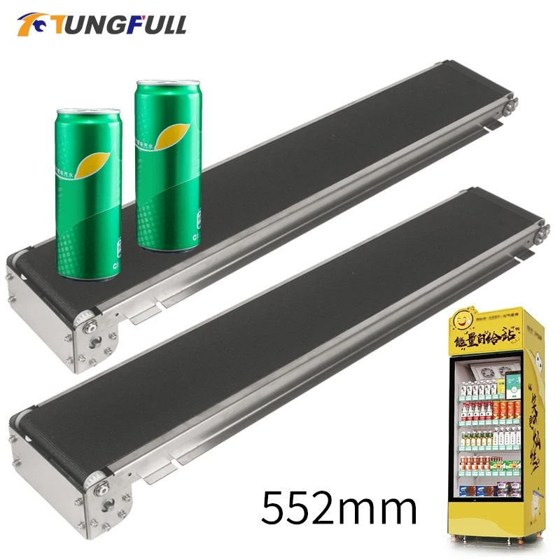 24V 552mm Stainless Steel Mini Conveyor Vending Machine Mini Conveyor ...
