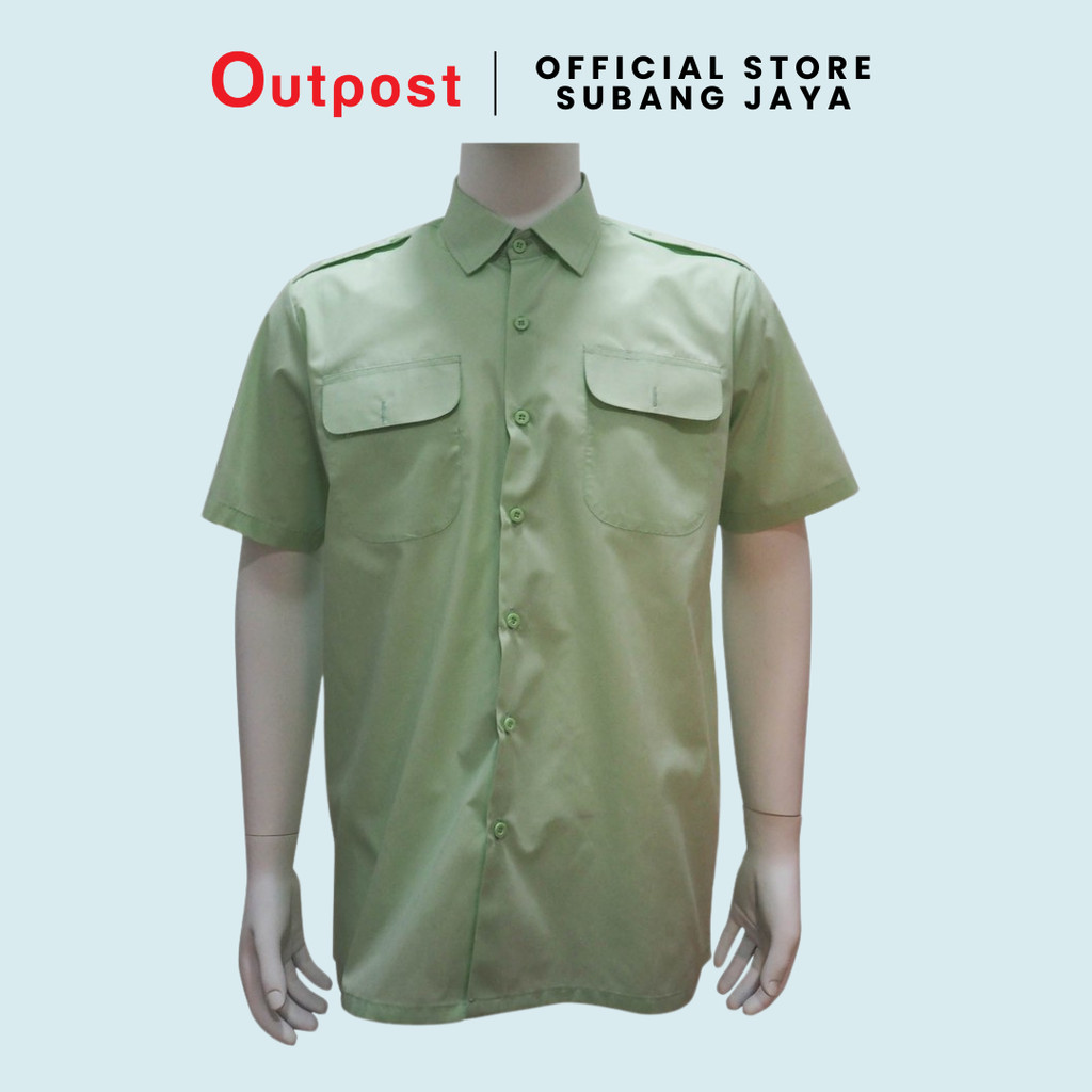 Outpost Shirt / Baju Uniform Lelaki Tunas Kadet Remaja Sekolah (TKRS ...