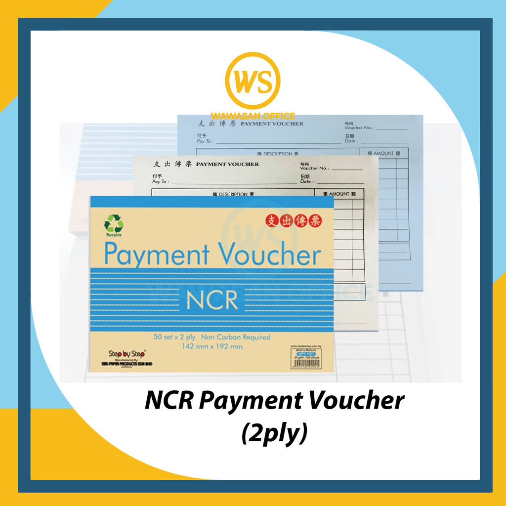 NCR Payment Voucher Book /Payment Voucher 2ply ( NPV 1001 ) - 50 Set x 2ply | Shopee Malaysia