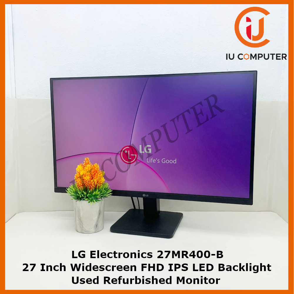 LG ELECTRONICS 27MR400-B 27 INCH WIDESCREEN 100Hz IPS FHD MONITOR ...