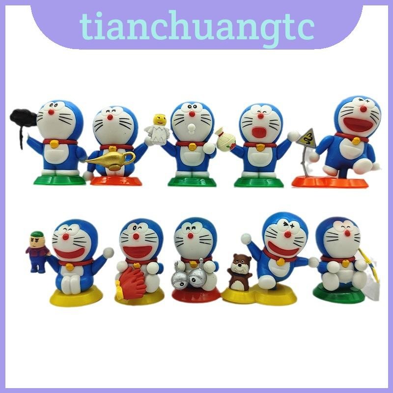 Pvc High-quality Doraemon Figures Versatile Props Car Cake Decor Blind ...
