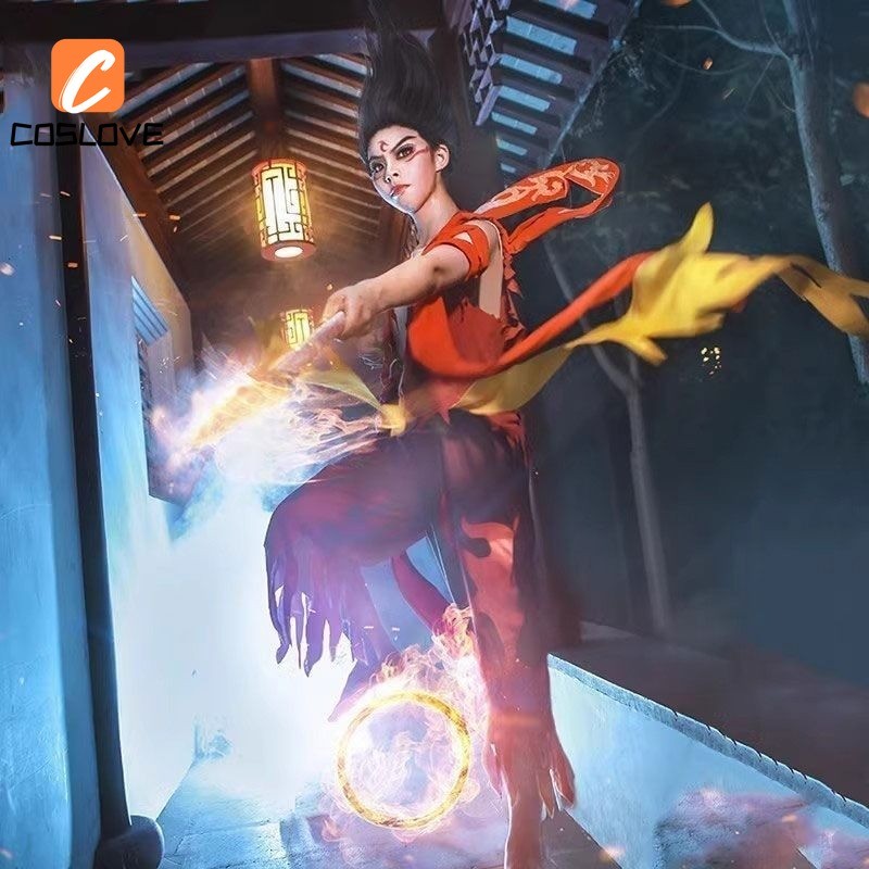 New Anime Movie NEZHA Evil Version Cosplay Clothing Full Set Costume ...