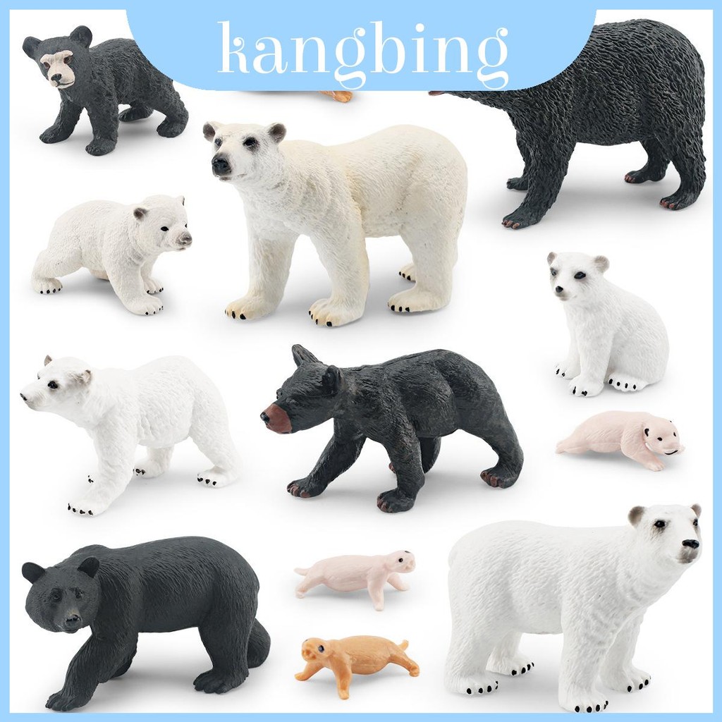 Bear Unique Static Models Featuring Realistic Arctic And Black Displays ...