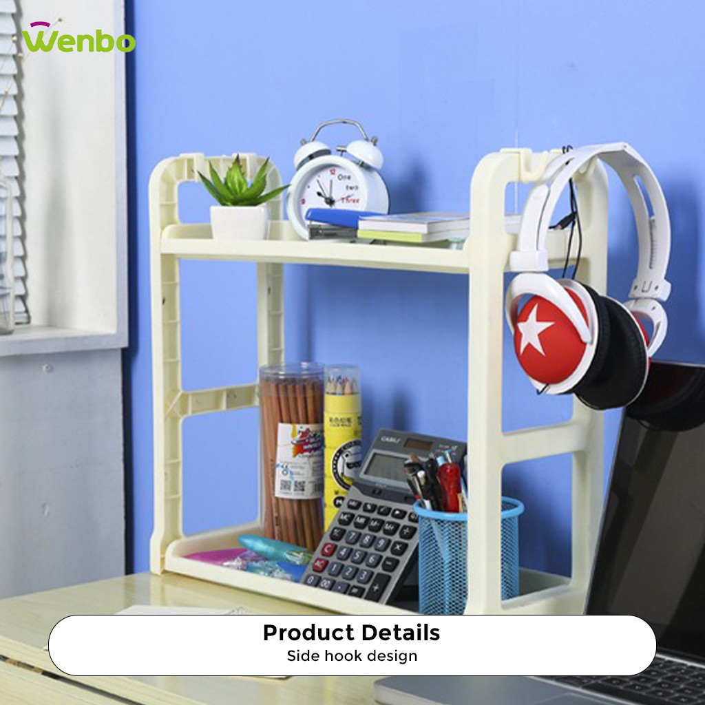 Wenbo Kitchen Rack Storage Rack Condiment Appliance [2 Layer] | Shopee ...