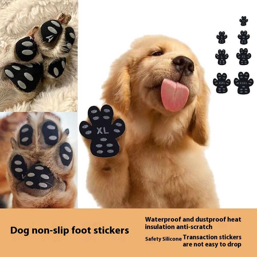 Pet Winter Antifreeze Foot Pad Dog Mute Foot Cover Anti-slip Soft Sole ...