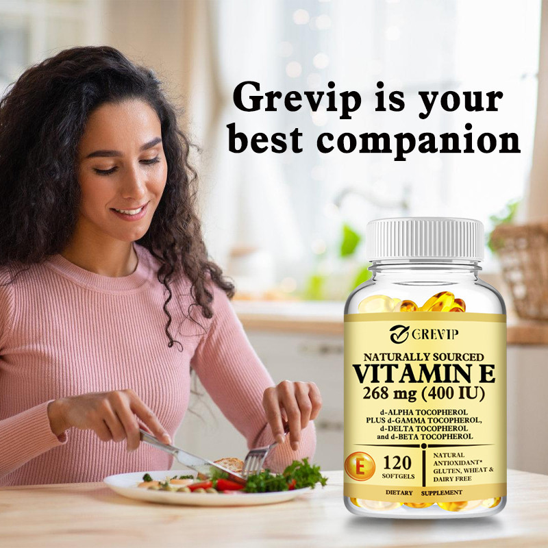 GREVIP Vitamin E 268 mg (400 IU) - with d-alpha tocopherol and mixed ...