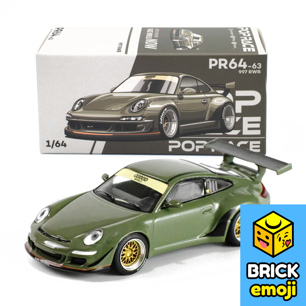 Pop Race PR64-63 Porsche 997 RWB 1/64 | Shopee Malaysia
