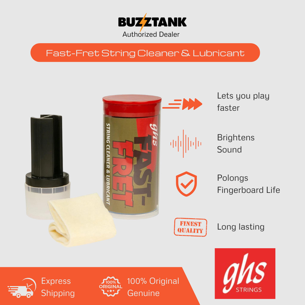 GHS A87 Strings Fast-Fret Fast Fret String Cleaner and Lubricant ...