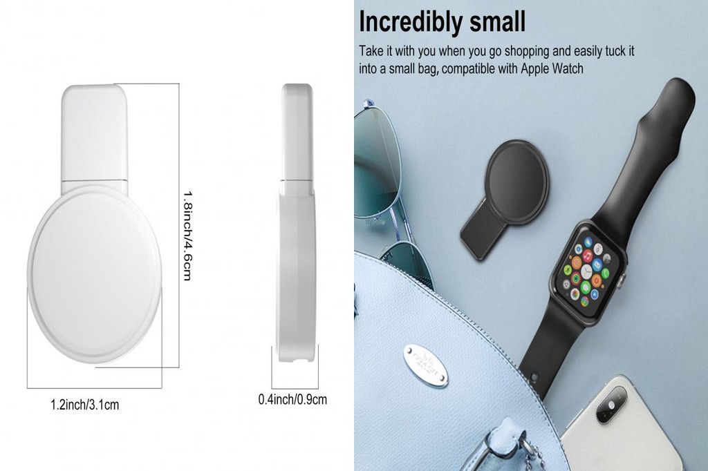Induction Charging Base for Watches Wireless Watch Charger Portable ...