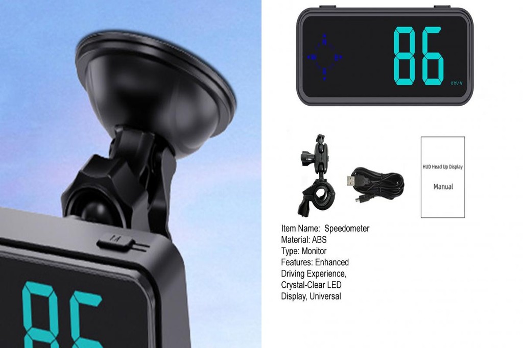 Clear Information Display Speedometer Multi-color Led Speedometer ...