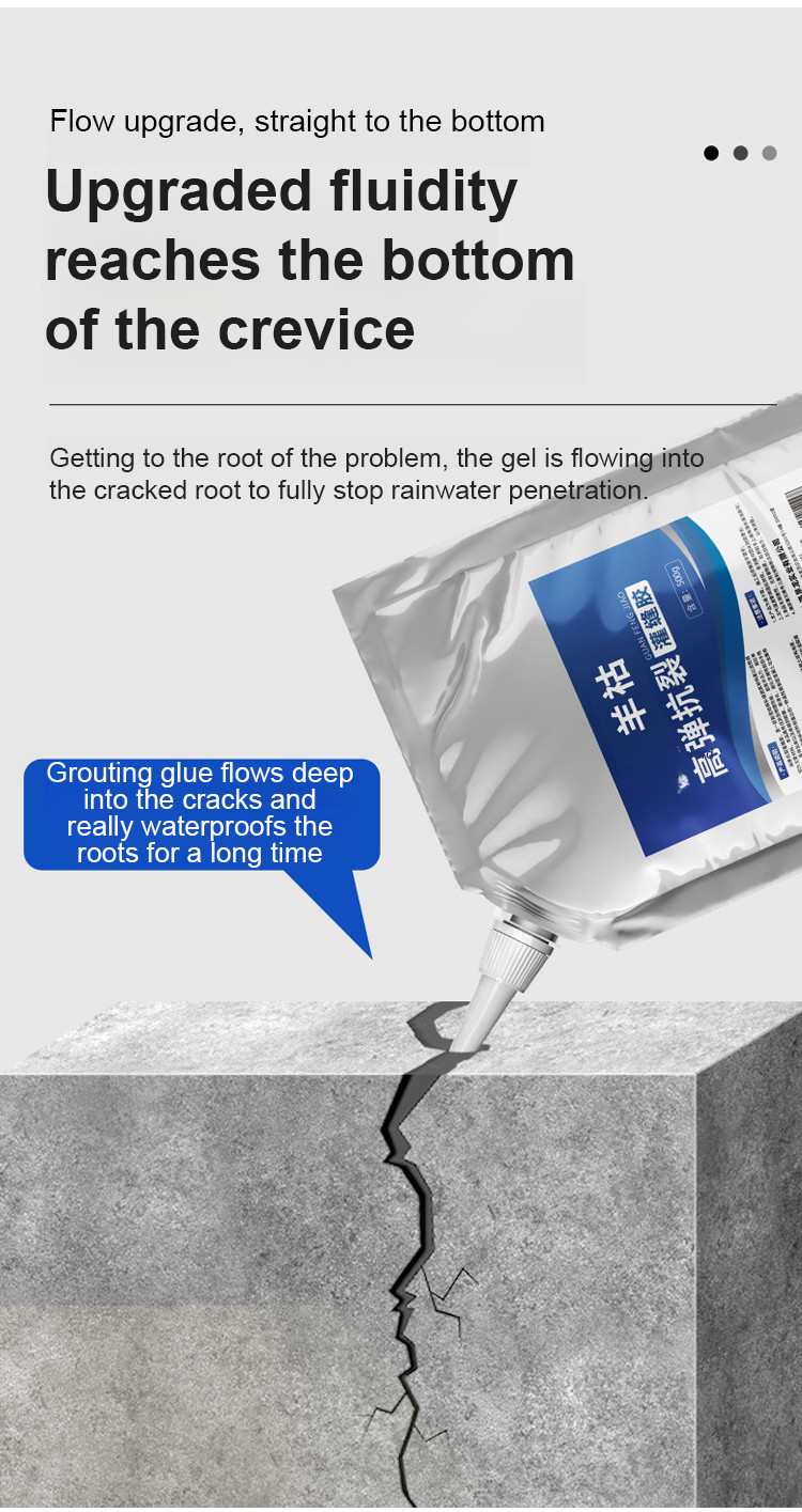 Durable waterproof coating Roof waterproofing materials Deep crevice ...