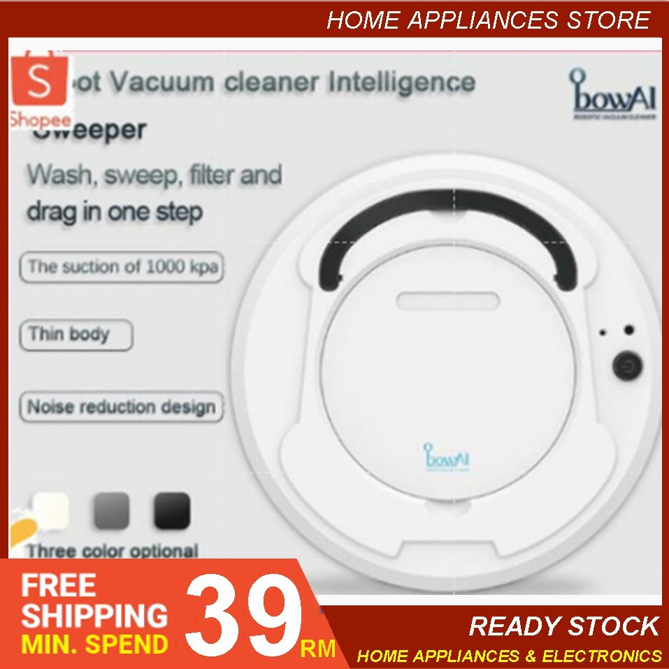 in stock Ready stock[Spot] Robot Vacuum Floor Cleaner Sweeping Suction ...