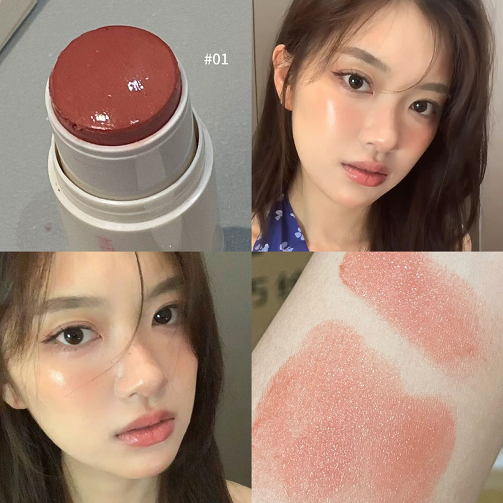 5 Colors Water-light Blush Stick - Moisturizing Gloss Creamy Face ...