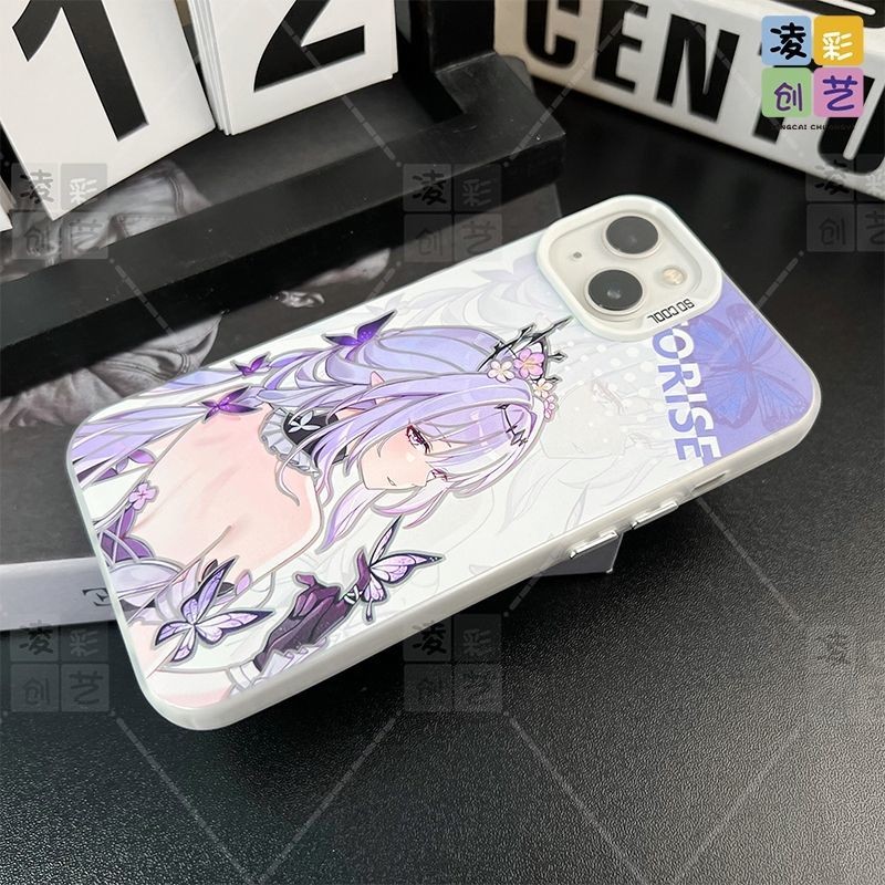 LCC HONKAI STAR RAIL Castorice IMD Silver Phone Case Full-Body ...