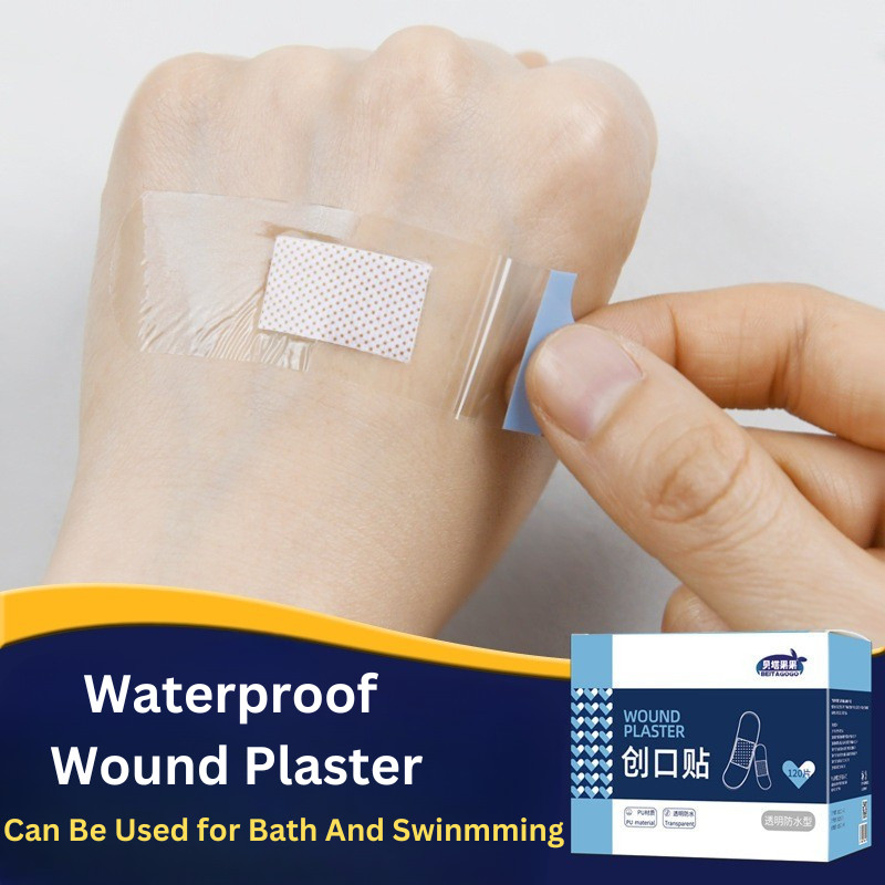Waterproof Band Aid Transparent Invisible Hemostasis Water Bathing ...