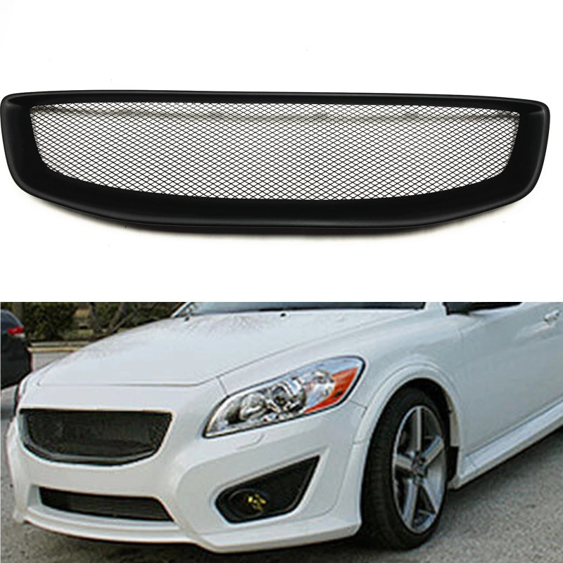 Front Grille For Volvo C30 2011-2013 Honeycomb Style Fiberglass/Carbon ...