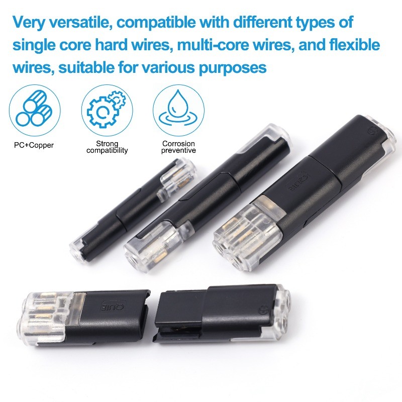 IP20 Safety Wire Connectors - No Bare Conductors & High Current ...