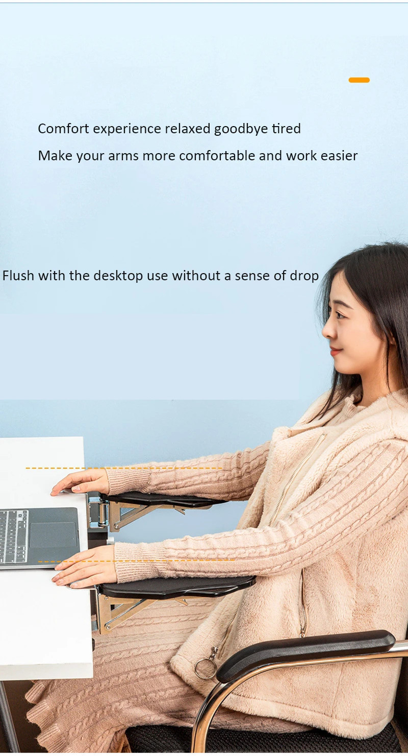 Adjustable Ergonomic Armrest Support Extension, Wrist rest for Computer ...