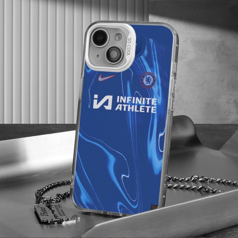 Chelsea FC 2024-2025 home shirt front Phone case for iPhone 11 12 ...