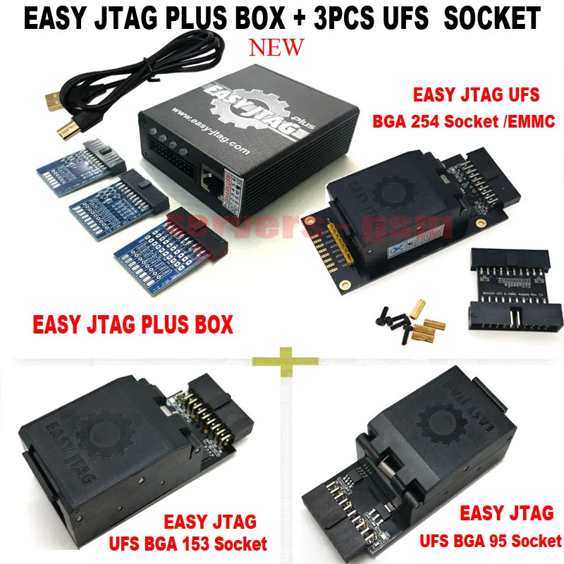 in stock new Easy JTAG Plus Box Full set/Easy-jtag plus box/ Easyjtag ...