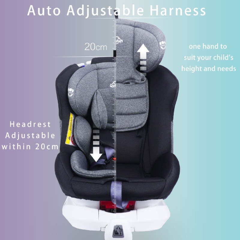 Quinton One Spin+ 360 R44 Isofix Car Seat Come With Canopy (New Born To ...