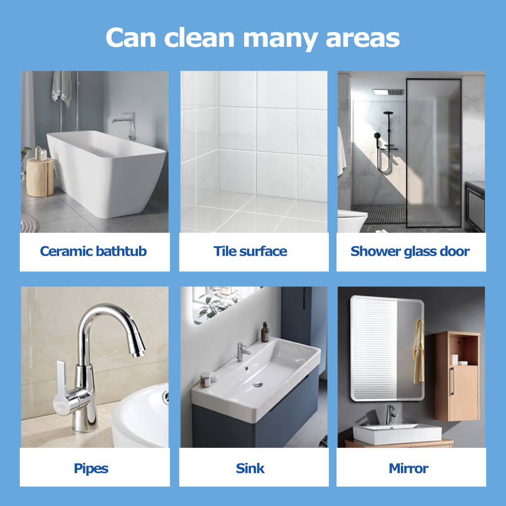 500ml Bathroom Cleaning Spray Heavy Duty Stain Remover Wall Mold ...