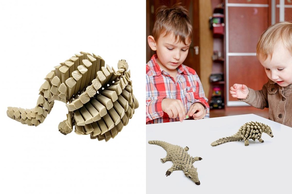 Unique Pangolin Collectible 3d Printed Pangolin Sculpture Unique ...