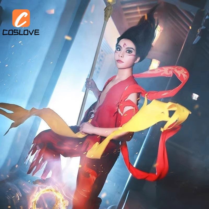 New Anime Movie NEZHA Evil Version Cosplay Clothing Full Set Costume ...