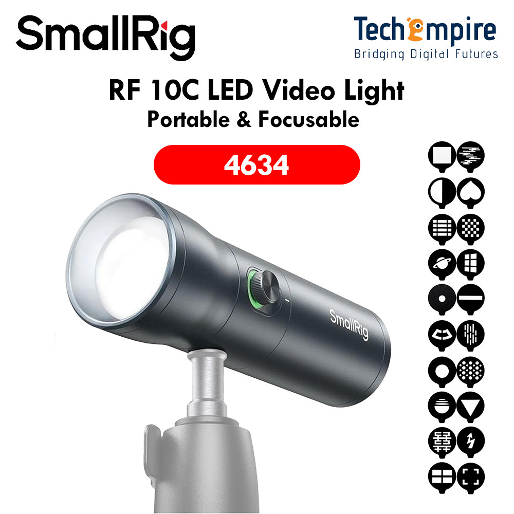 SmallRig RF 10C RGB LED Photography Flashlight Portable Focusable ...