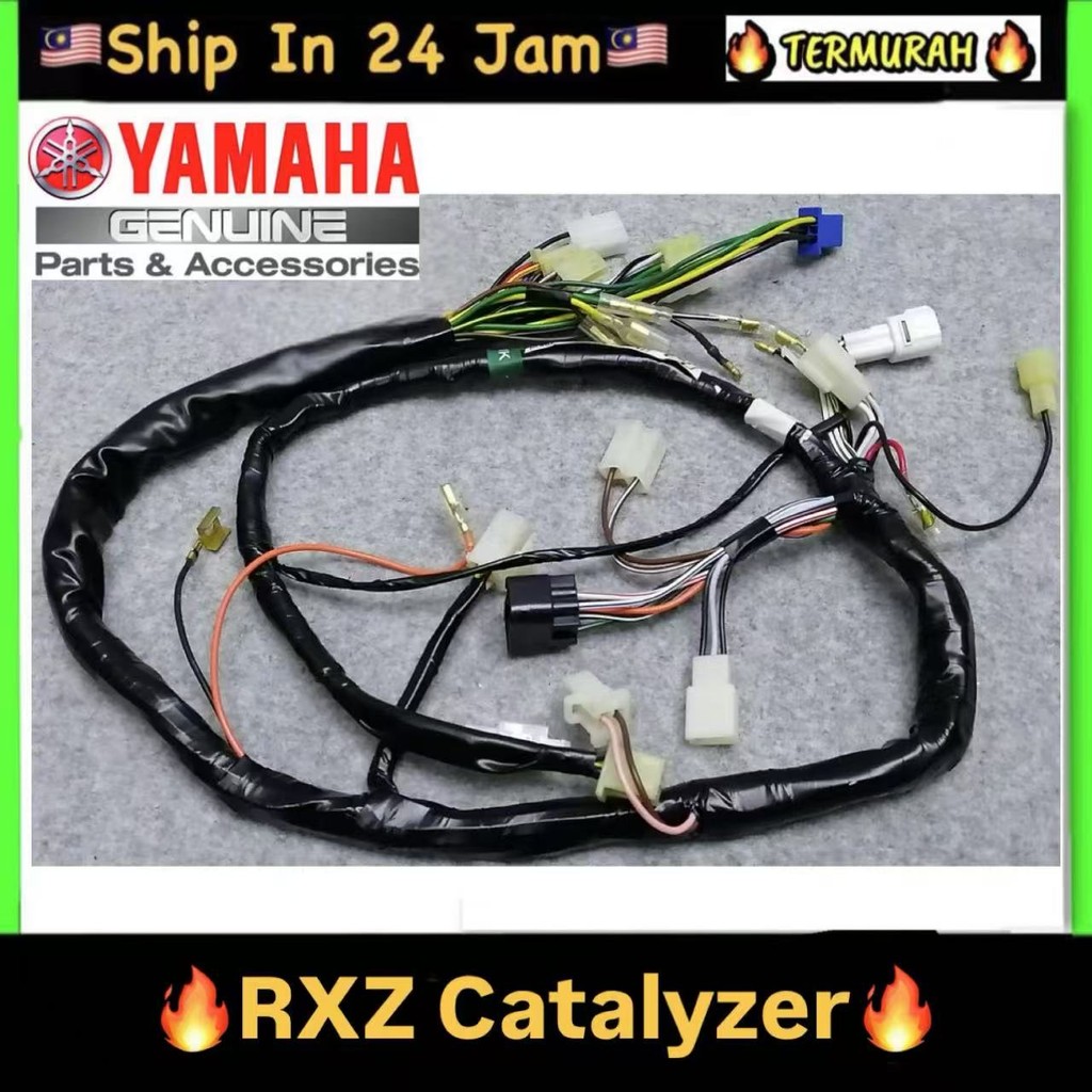 Wiring /Wire Harness RXZ Catalyzer Yamaha Indonesia RXZ 5PV CATAL Body ...