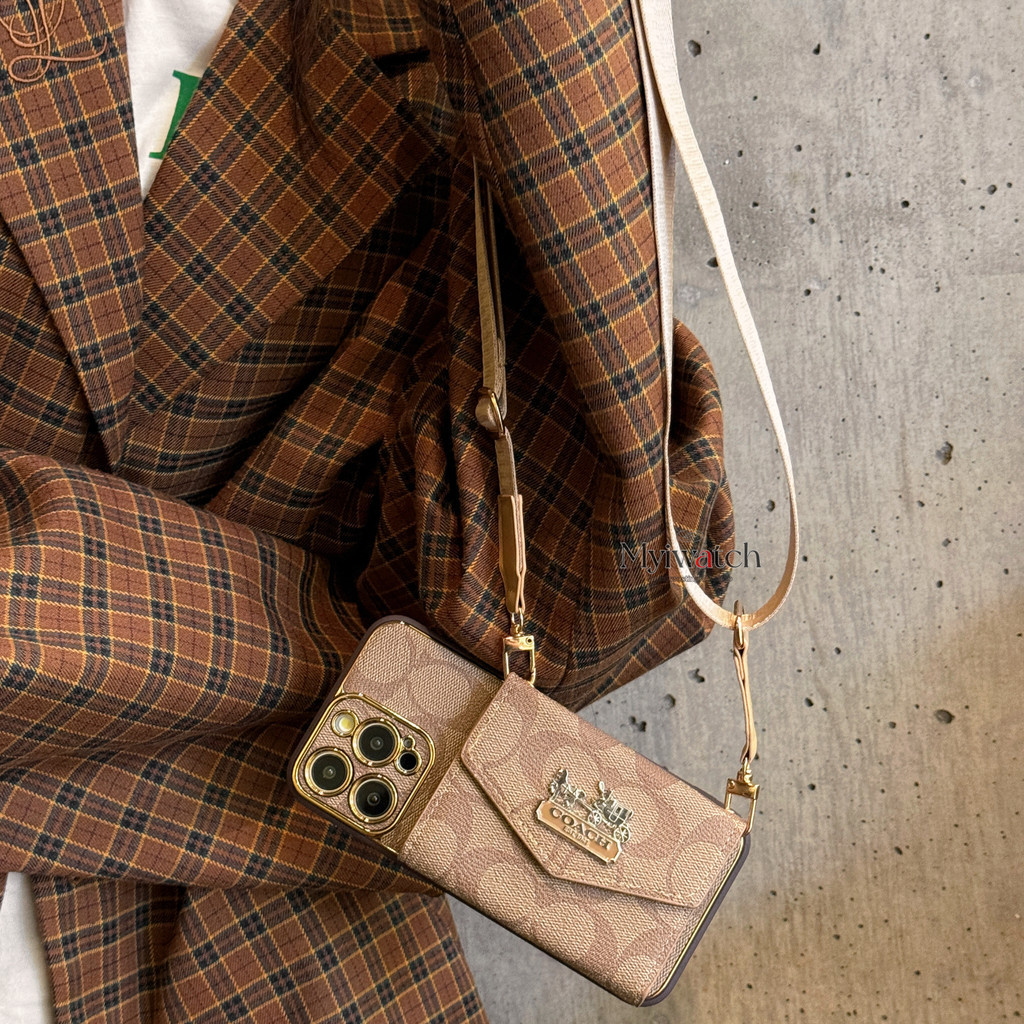 Classic Leather Card Insert Case For iPhone 16 15 14 13 12 11 Pro Max ...