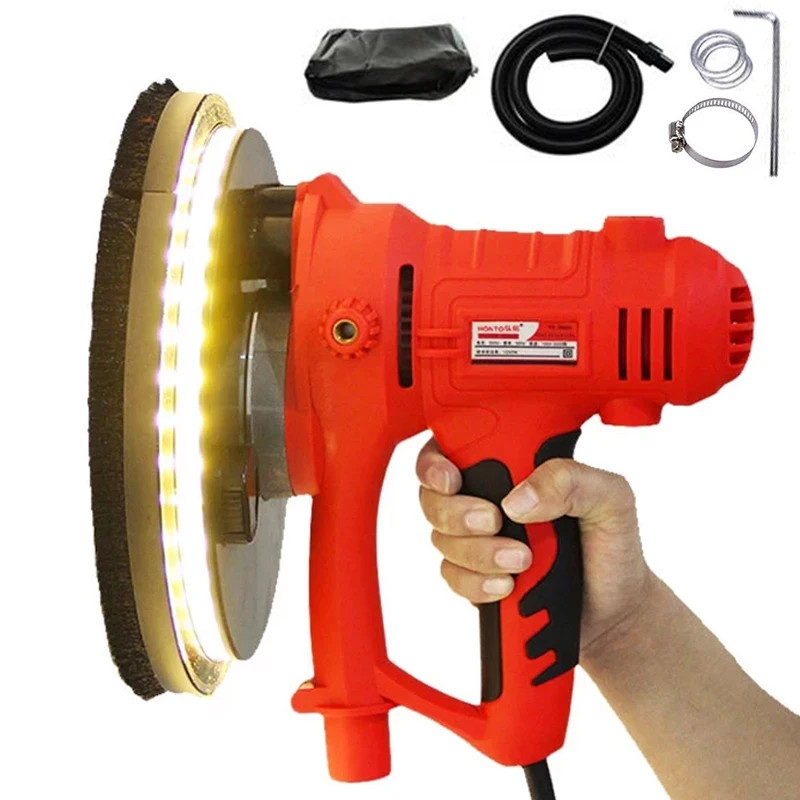 850W Electric Drywall Sander Wall Putty Polisher Hand Grinder 220V ...