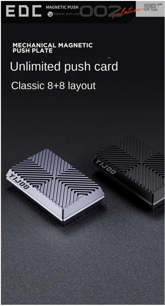 Kaeroi "Chocolate" Fidget Cube Slider - Metal EDC Toy for Stress Relief ...