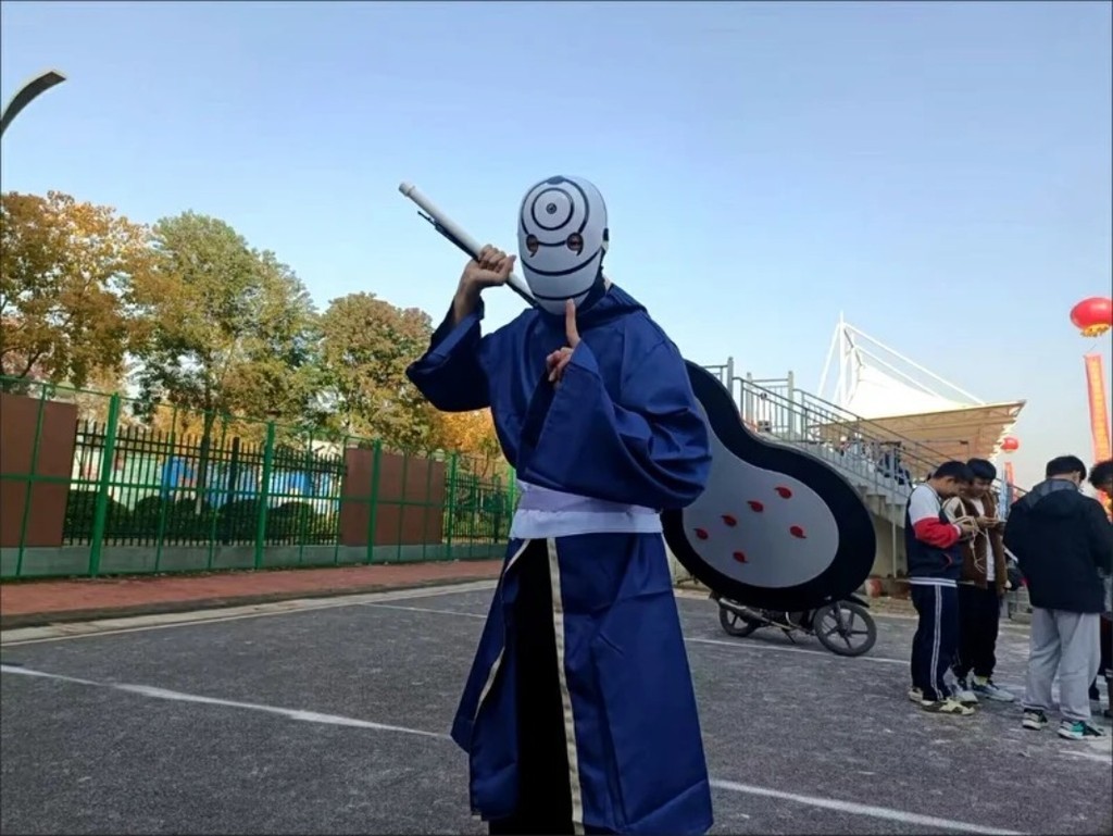 ZST Anime Tobi Uchiha Cosplay Costume Obito Mask Carnival Halloween ...