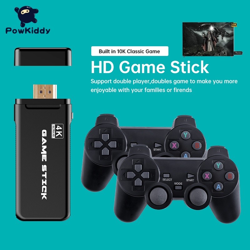 in stock Portable U8 TV Video Game Console 4K HD Game Stick With 2.4G ...