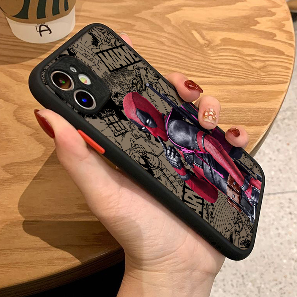 Deadpool Marvel Casing for Oppo Realme C53 C55 C35 C31 C25Y C20 C15 C11 ...