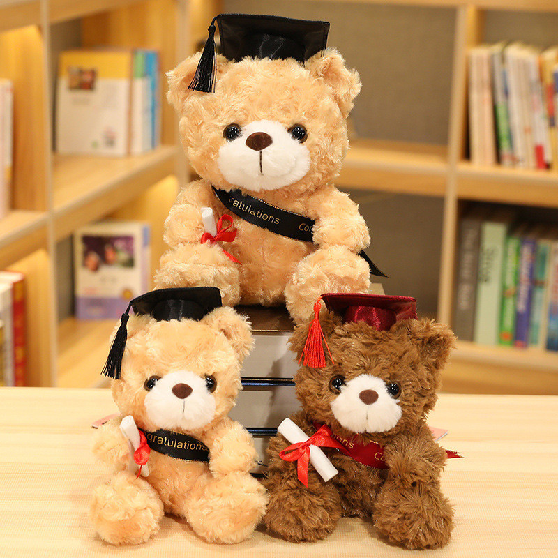 Graduation Bear Enchanting Plush Toy With Doctor Cap Soft And Perfect ...