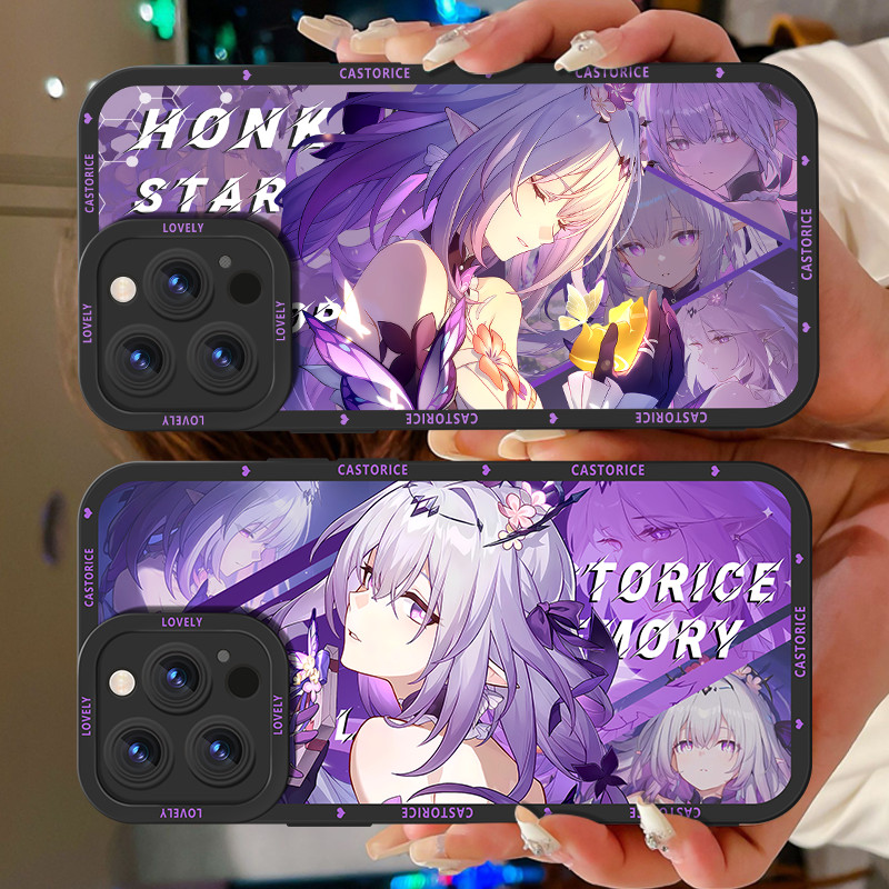 Honkai Star Rail Castorice Silicone Full-Body Minimalist Style Phone ...