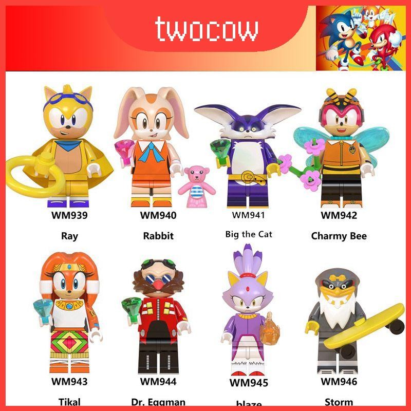 Building Blocks Sonic Toys For Kids Miniature Action Figures Fans For ...