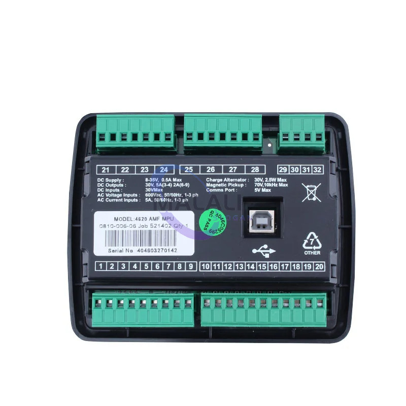 DSE4620 MKII Replace Electronic Controller Panel Auto Motor Mains Failure Control Module For ...