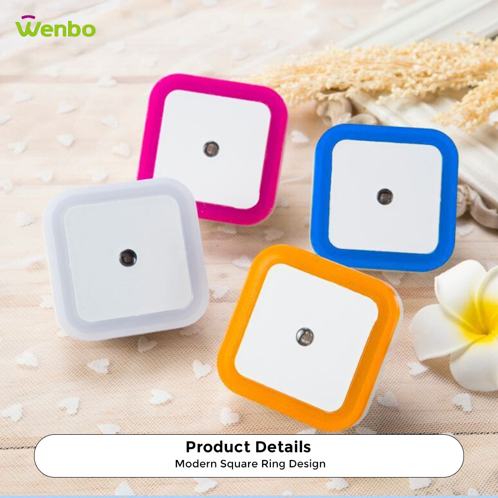 Wenbo LED Mini Automatic On OFF Sensor Night Light Bedroom Cabinet Wall Mounted | Shopee Malaysia