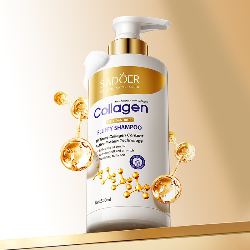 ROREC SADOER Collagen Anti-Dandruff Fluffy Shampoo Refreshing Oil ...