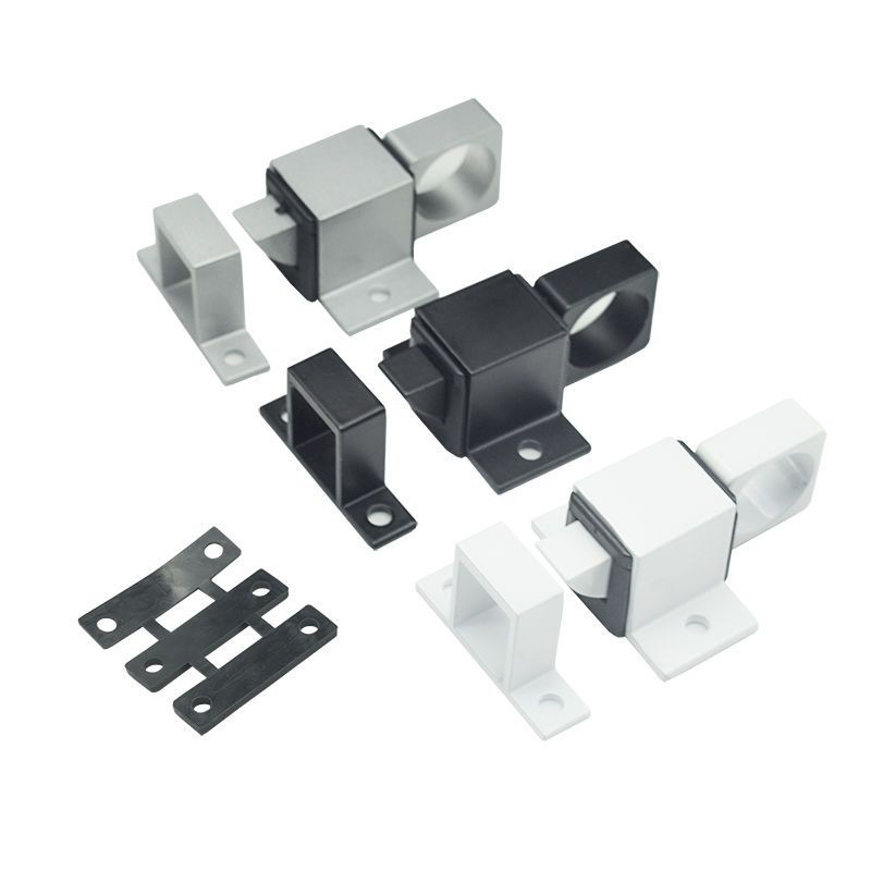 2 Pieces Solid aluminum spring automatic latch sliding door window self ...