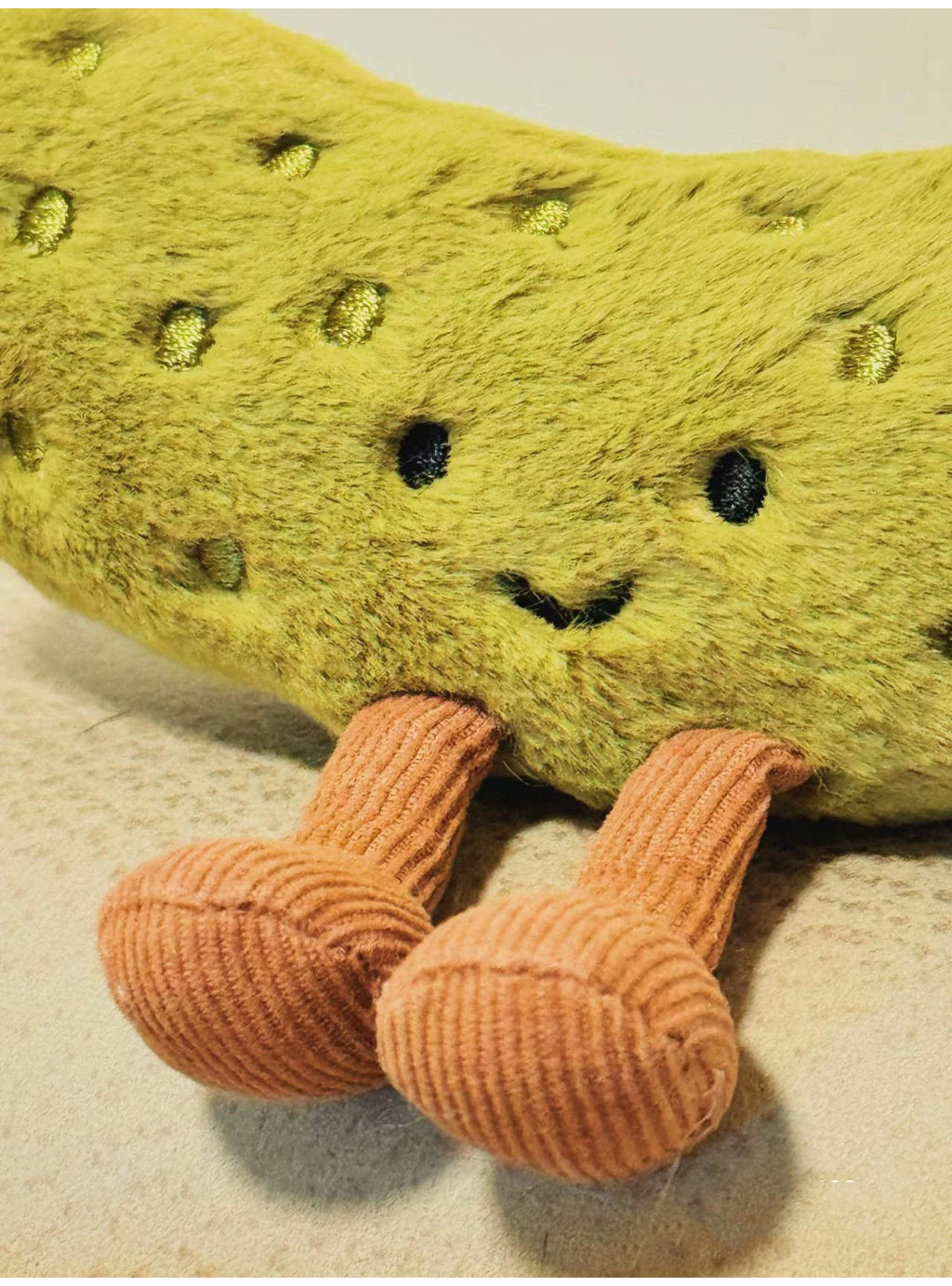 Cucumber Plush Doll Green Pickle Cucumber Stuffed Plush Toy Soft kids ...