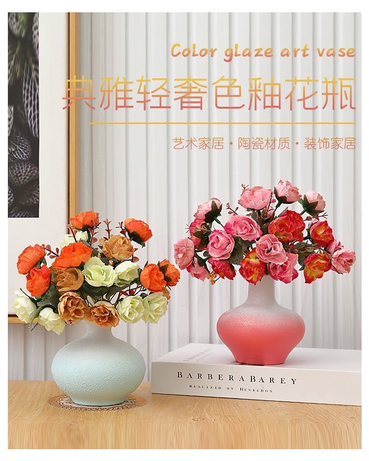 RamadanTembikar baru di atas meja pasu, sisipan bunga meja alat letak ...