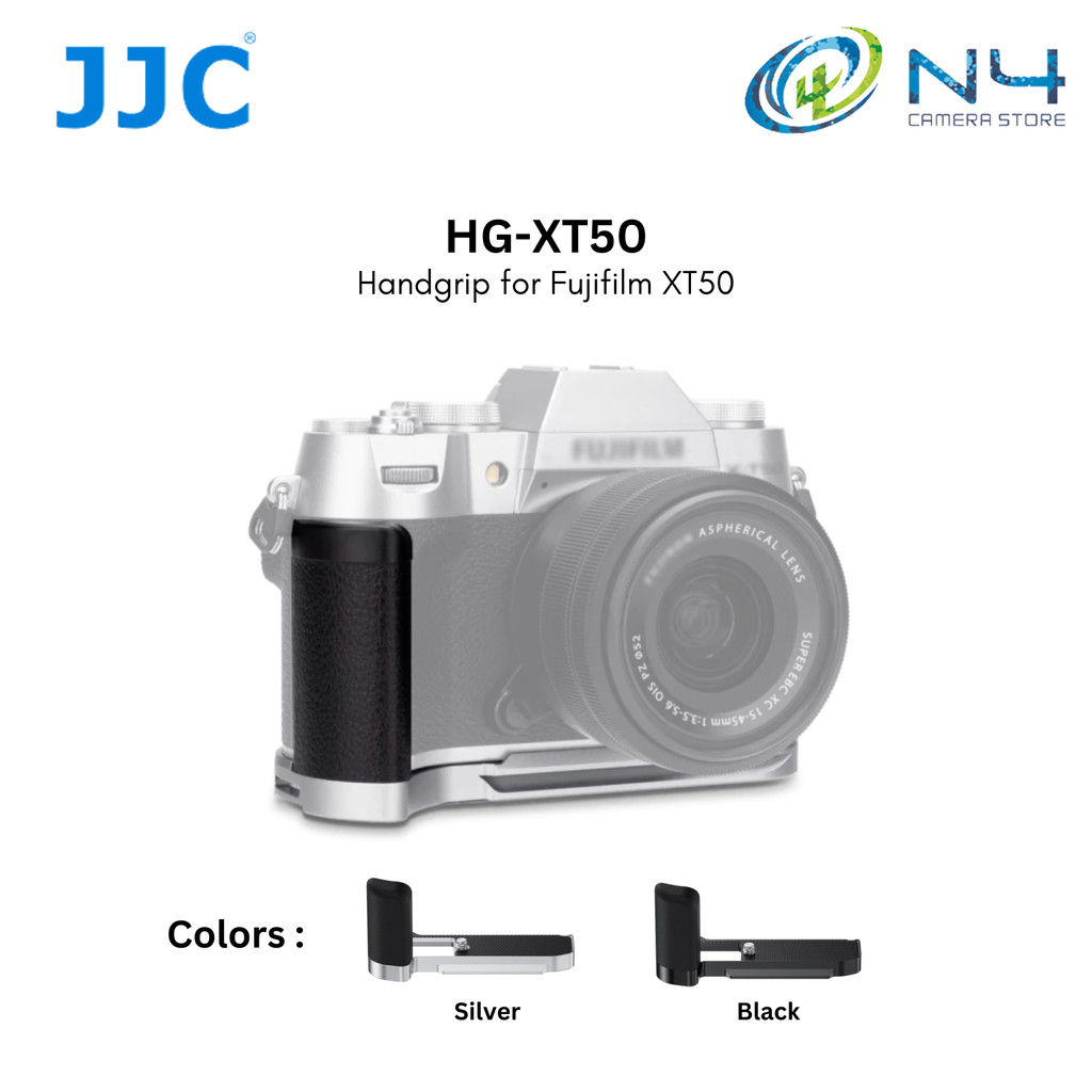 JJC HG-XT50 Camera Hand Grip L-Shape Handle for Fuji Fujifilm X-T50 XT50, Anti-Slip Arca Swiss ...
