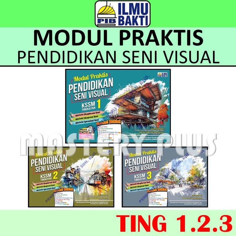 MODUL PRAKTIS PENDIDIKAN SENI VISUAL TINGKATAN 1,2,3 KSSM 2025 | SAIZ ...