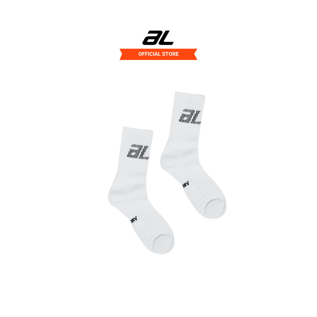 ALX RUNNING SOCKS WHITE SOCKS - ABOVE ANKLE LENGTH - Stoking Tebal Atas ...