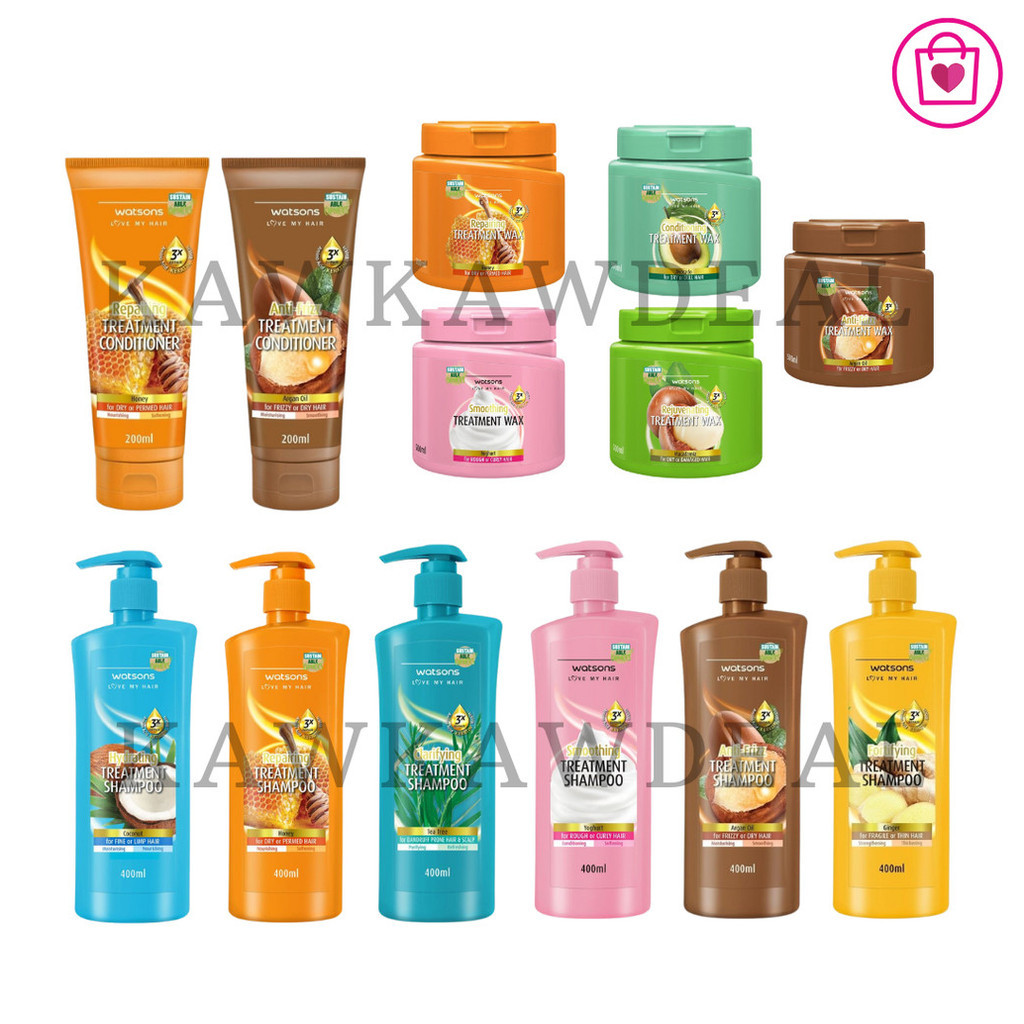 Watson Shampoo Conditioner Hair Mask Care Honey Wax Yoghurt Tea Tree ...